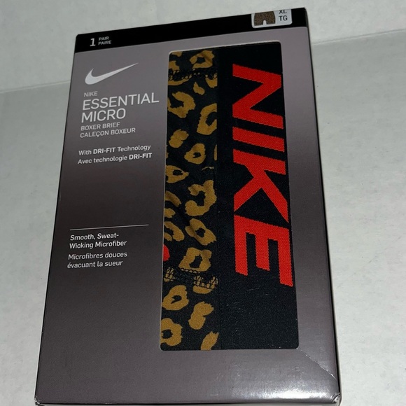 Nike | Underwear & Socks | Nike Essential Micro Boxer Brief Leopard ...